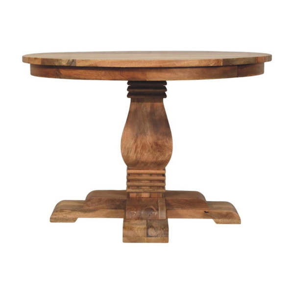 Expo Bazaar Valentina Round Dining Table - Light Brown | Garmentory