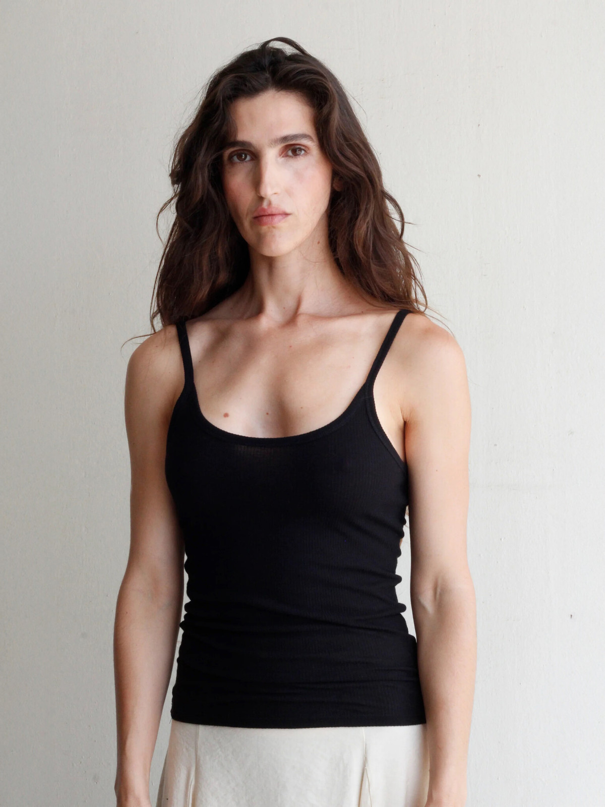 Black to Grey Dynamic Organic Cotton Cami | Garmentory