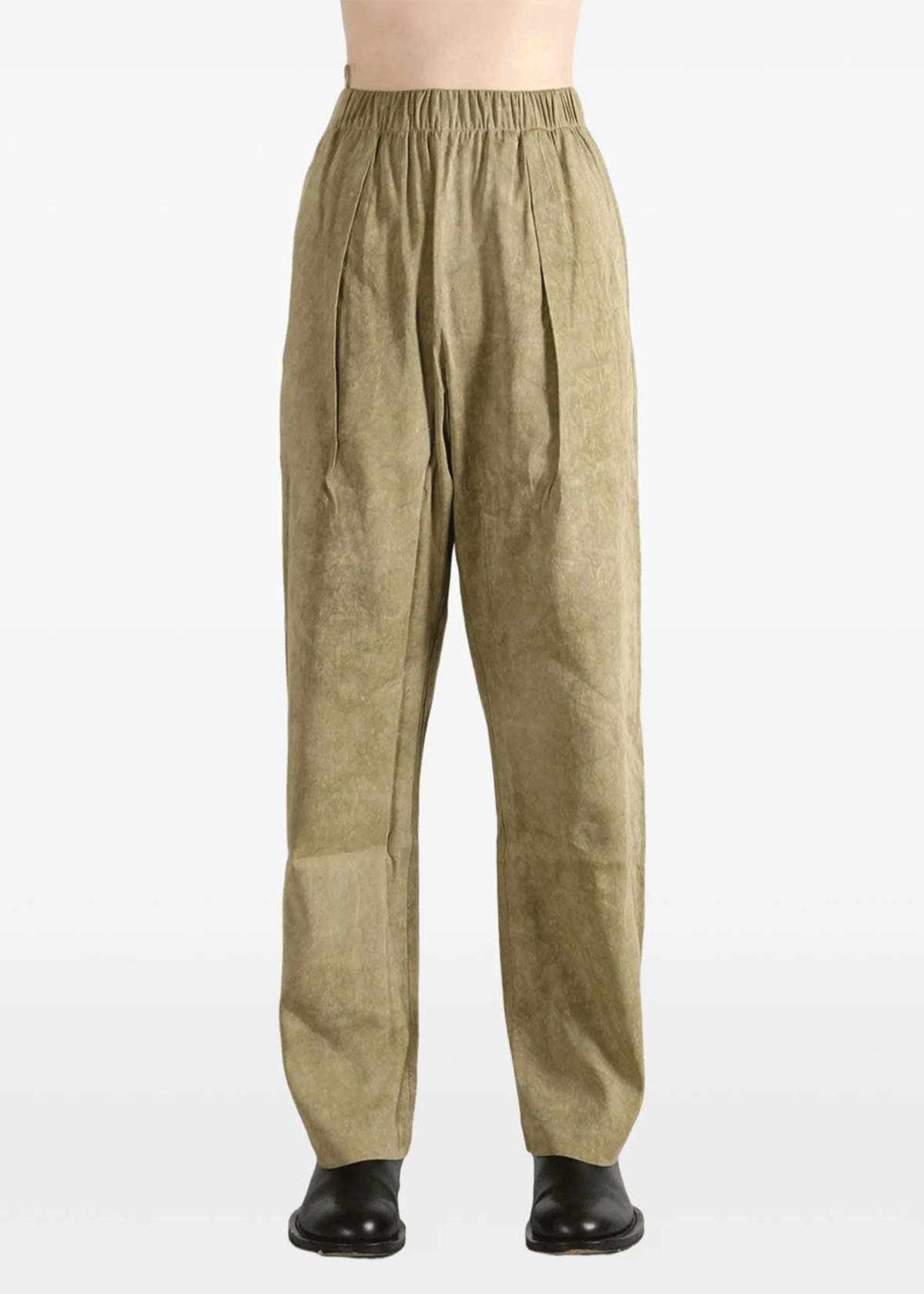 Cortana Cassian Pleated Trousers - Fade Oak | Garmentory