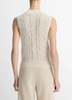 Vince. Cable Double Layer Shell - Off White Gold Cliff | Garmentory