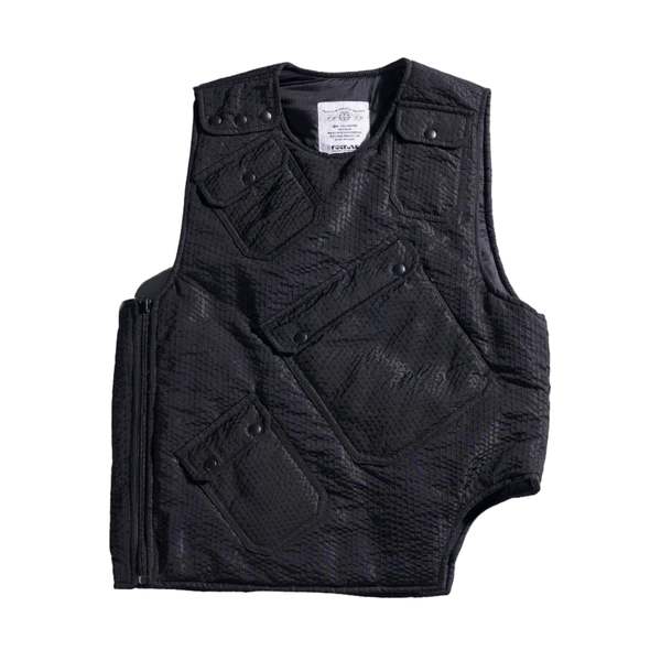FORTUNE WWD Stitched Through Liner Vest - Black | Garmentory