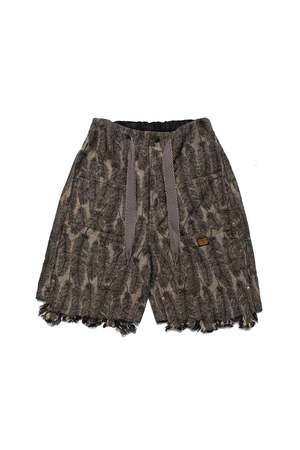 Kapital 12oz Magpie Denim W-Knee Easy Short Pants | Garmentory