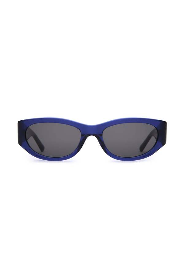 Crap Eyewear The Funk Punk Sunglasses - Crystal Navy Frame & Grey Lens ...