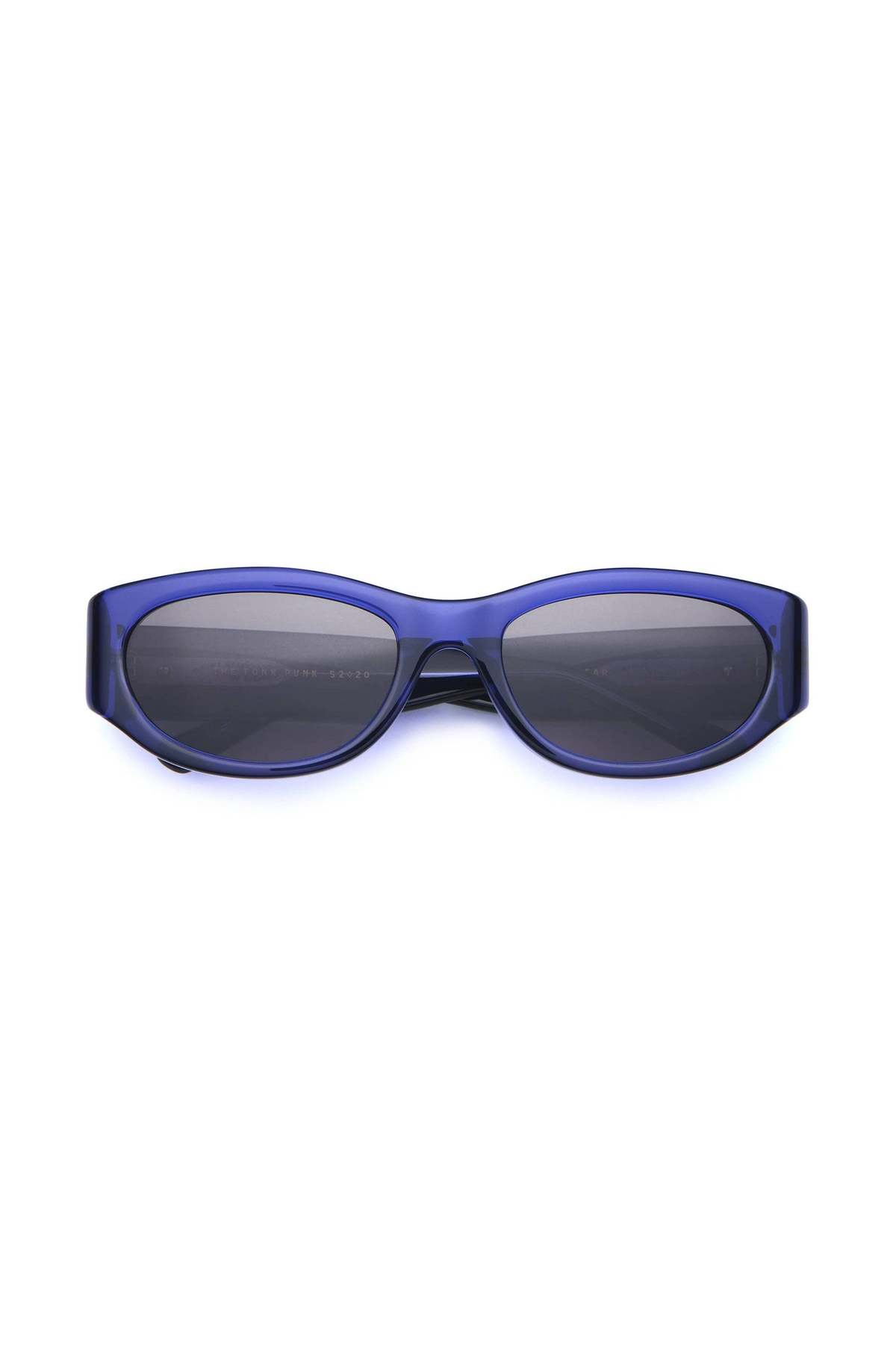Crap Eyewear The Funk Punk Sunglasses - Crystal Navy Frame & Grey Lens ...