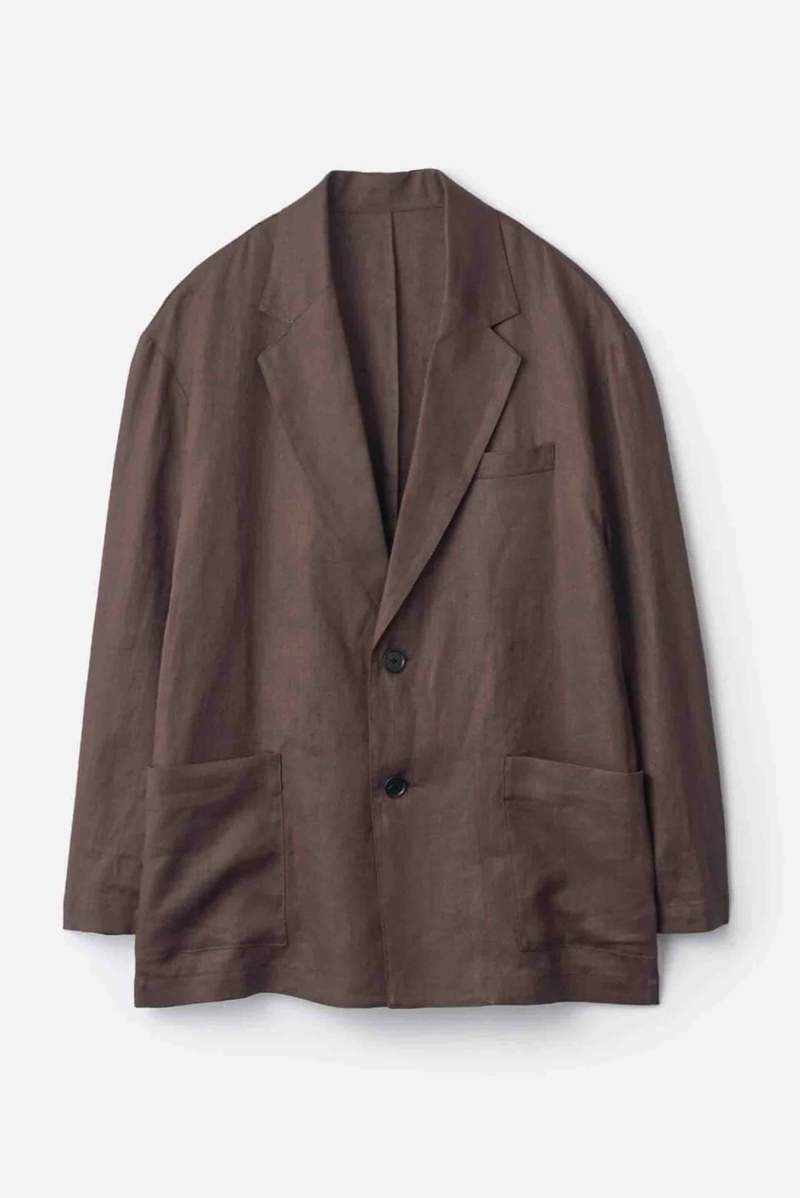 ssstein Light Linen Easy Single Breasted Jacket | Garmentory