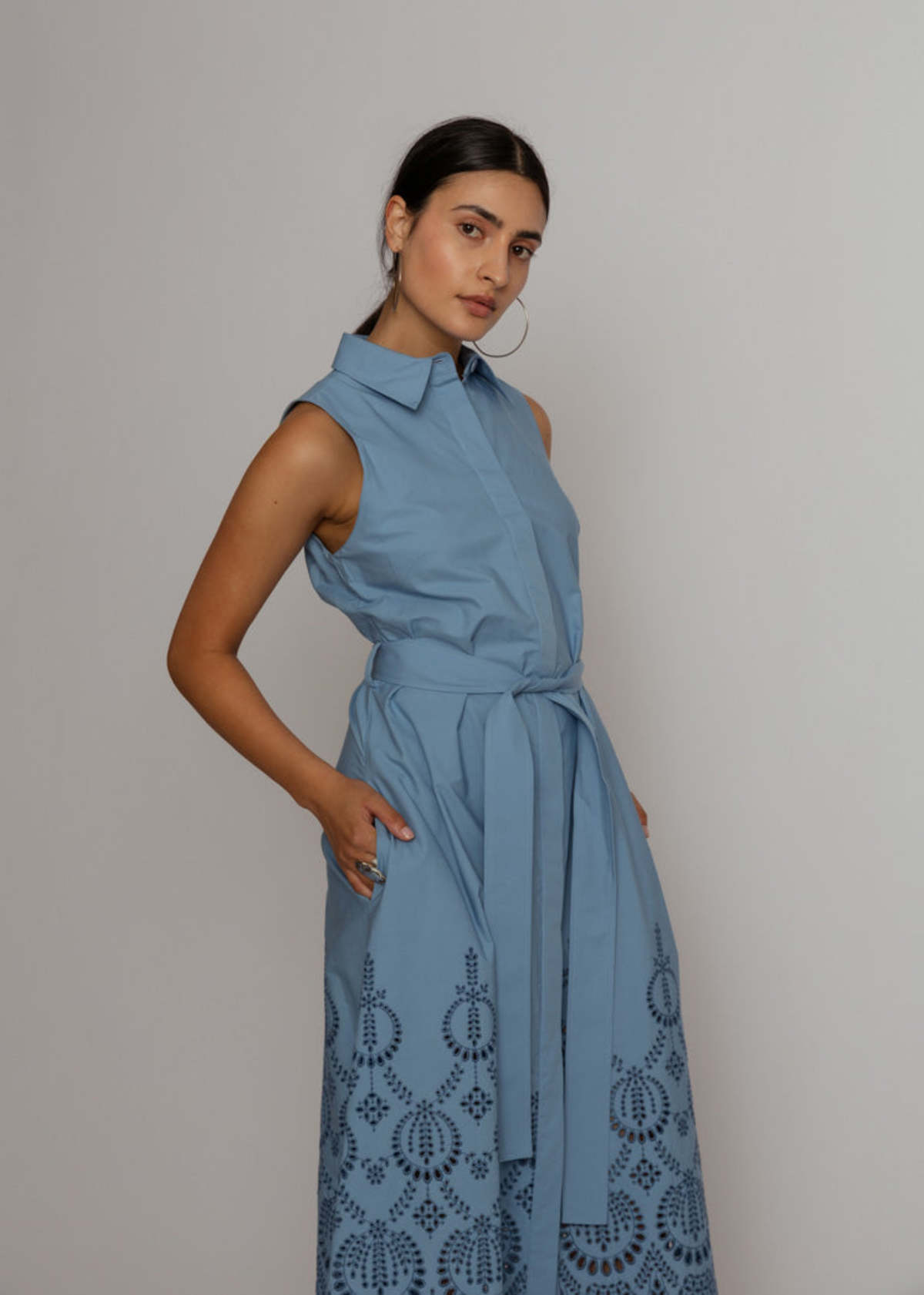 P.A.R.O.S.H. Cannes Dress - Azzurro | Garmentory