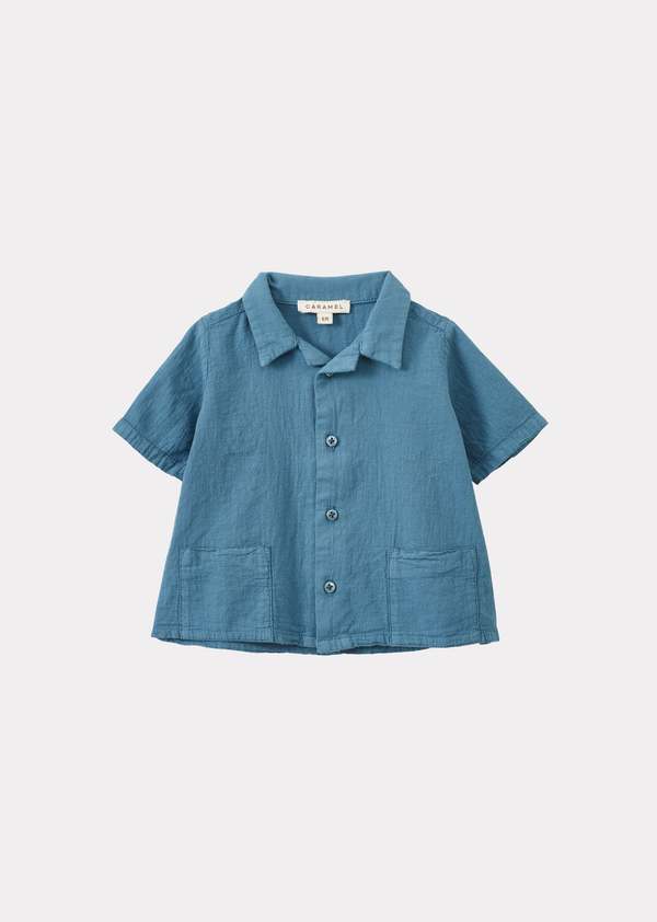 KIDS Caramel Bamboo Baby Shirt And Trousers Set | Garmentory
