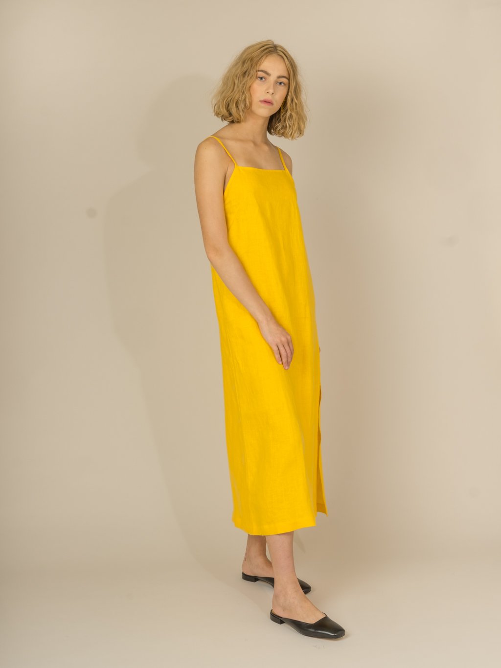 Lloyd Long Sundress - Yellow | Garmentory