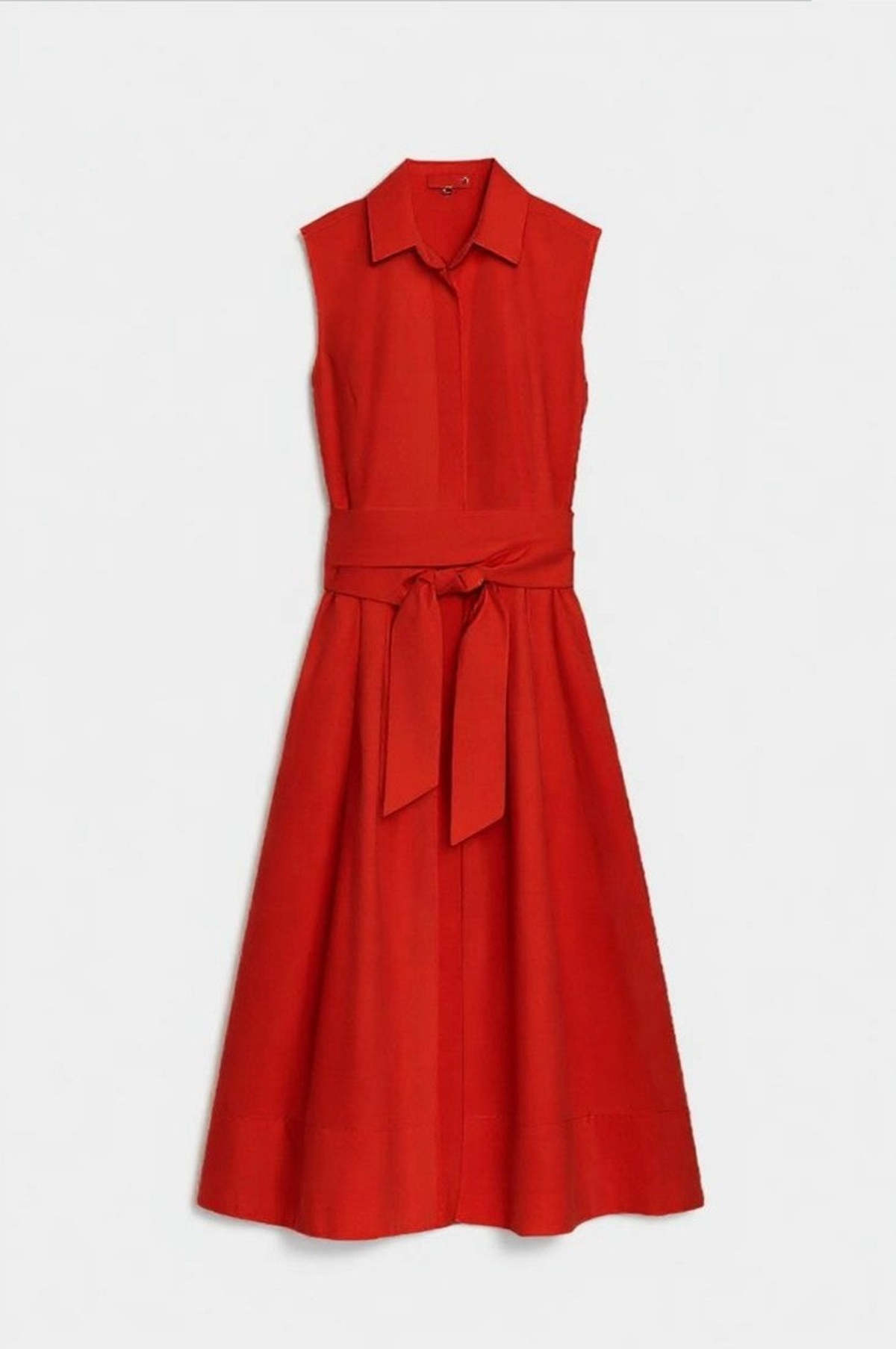 Jonathan Simkhai Genny Sleeveless Cotton Dress - Scarlett | Garmentory