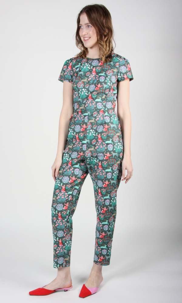 Birds of North America RN1538-14 Auk Jumpsuit Leopard Tulip People ...