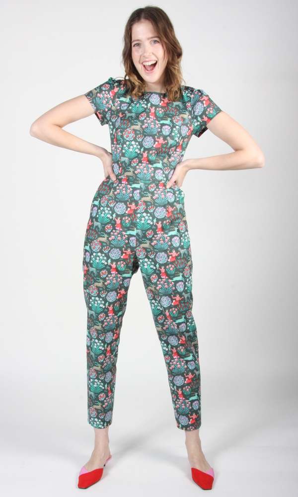 Birds of North America RN1538-14 Auk Jumpsuit Leopard Tulip People ...