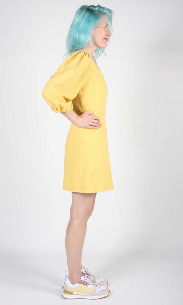 Birds of North America RN1545-10 Hummingbird Dress - Yellow | Garmentory