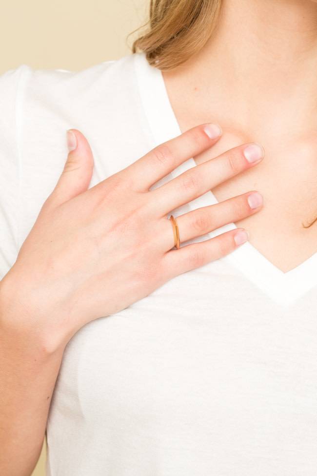 Miansai Angular Ring - Gold Plated | Garmentory