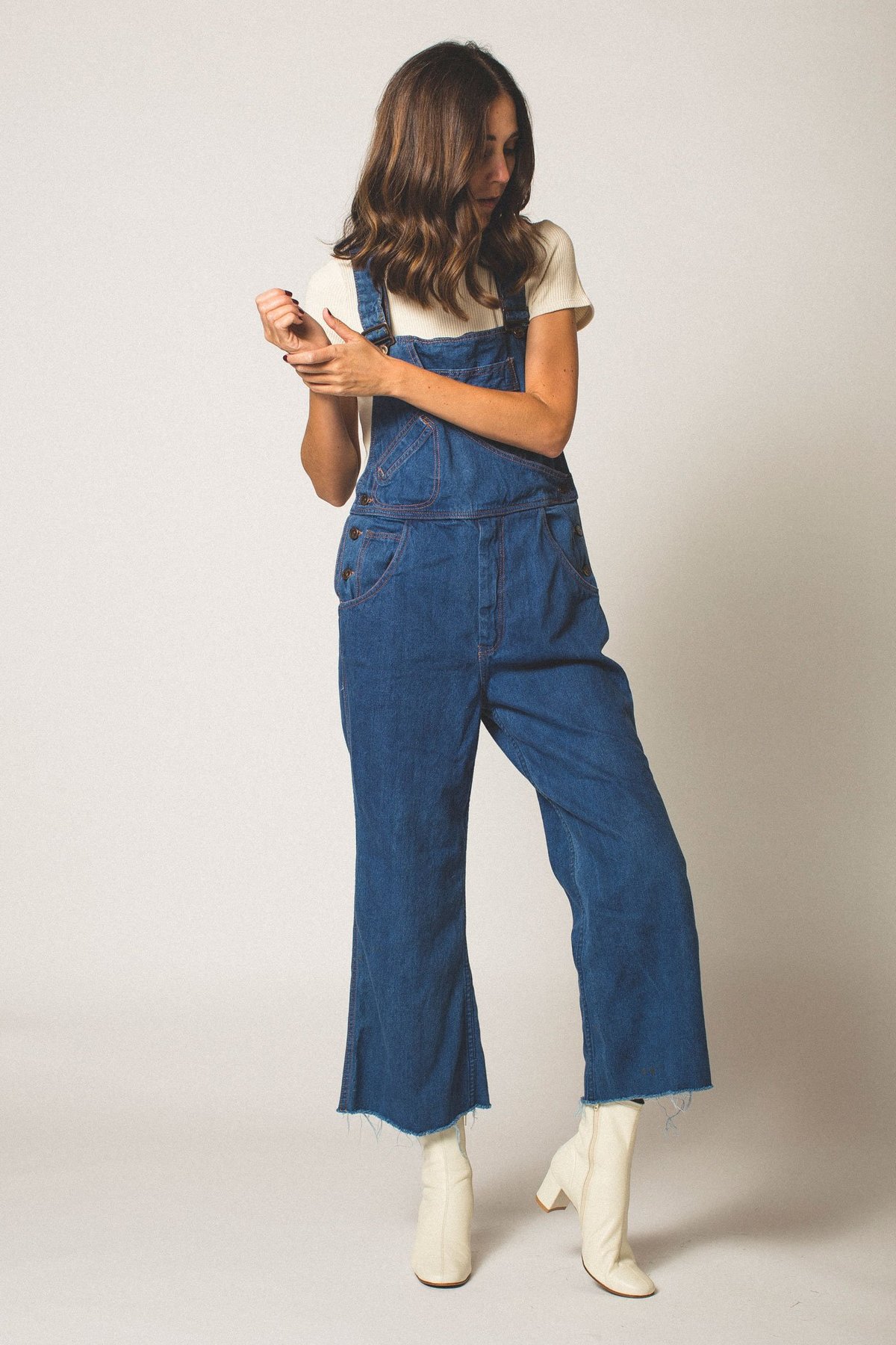 Preservation Vintage Cropped Overalls | Garmentory
