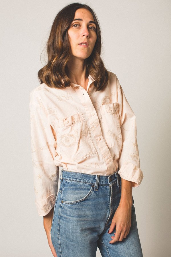 Preservation Vintage Button-up Shirt - Pastel Pink | Garmentory