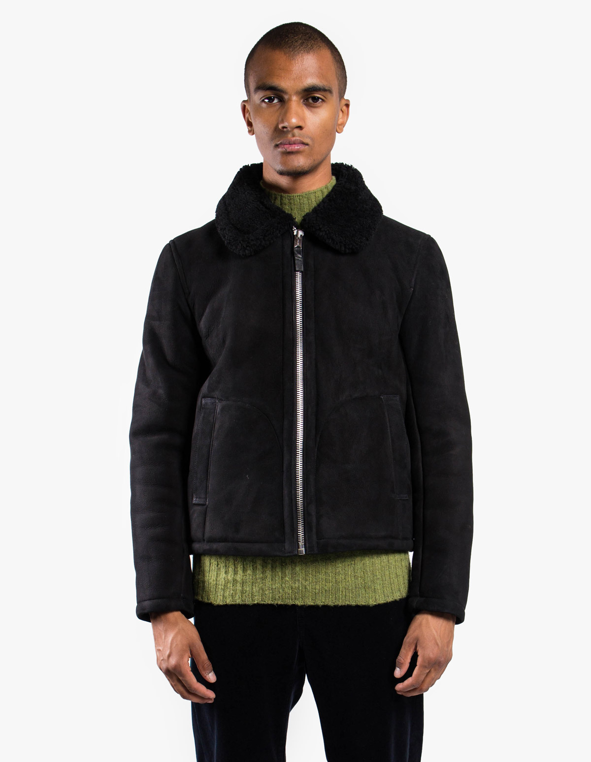 You Must Create Budgie Jacket - Black Suede | Garmentory