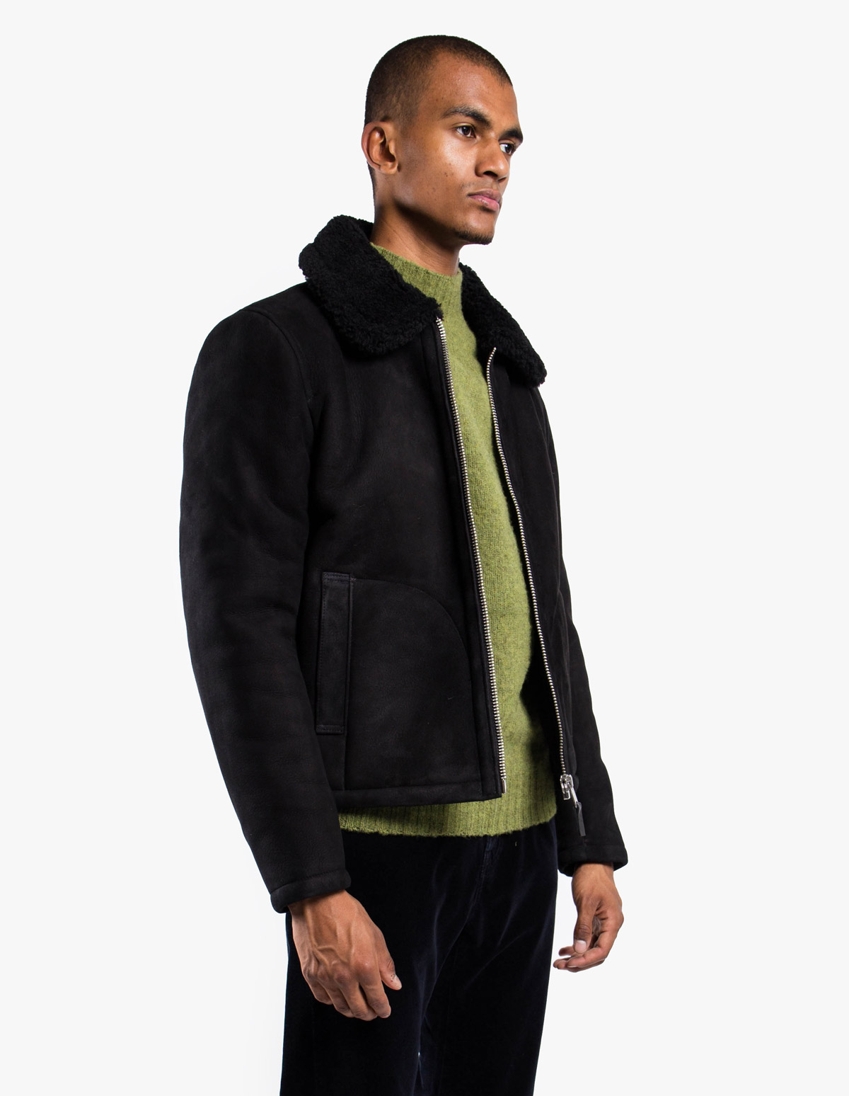 You Must Create Budgie Jacket - Black Suede | Garmentory