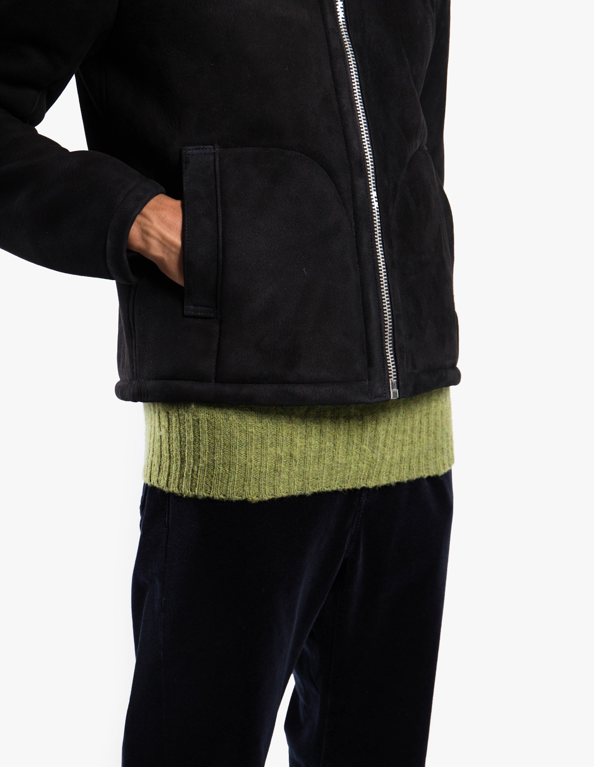 You Must Create Budgie Jacket - Black Suede | Garmentory