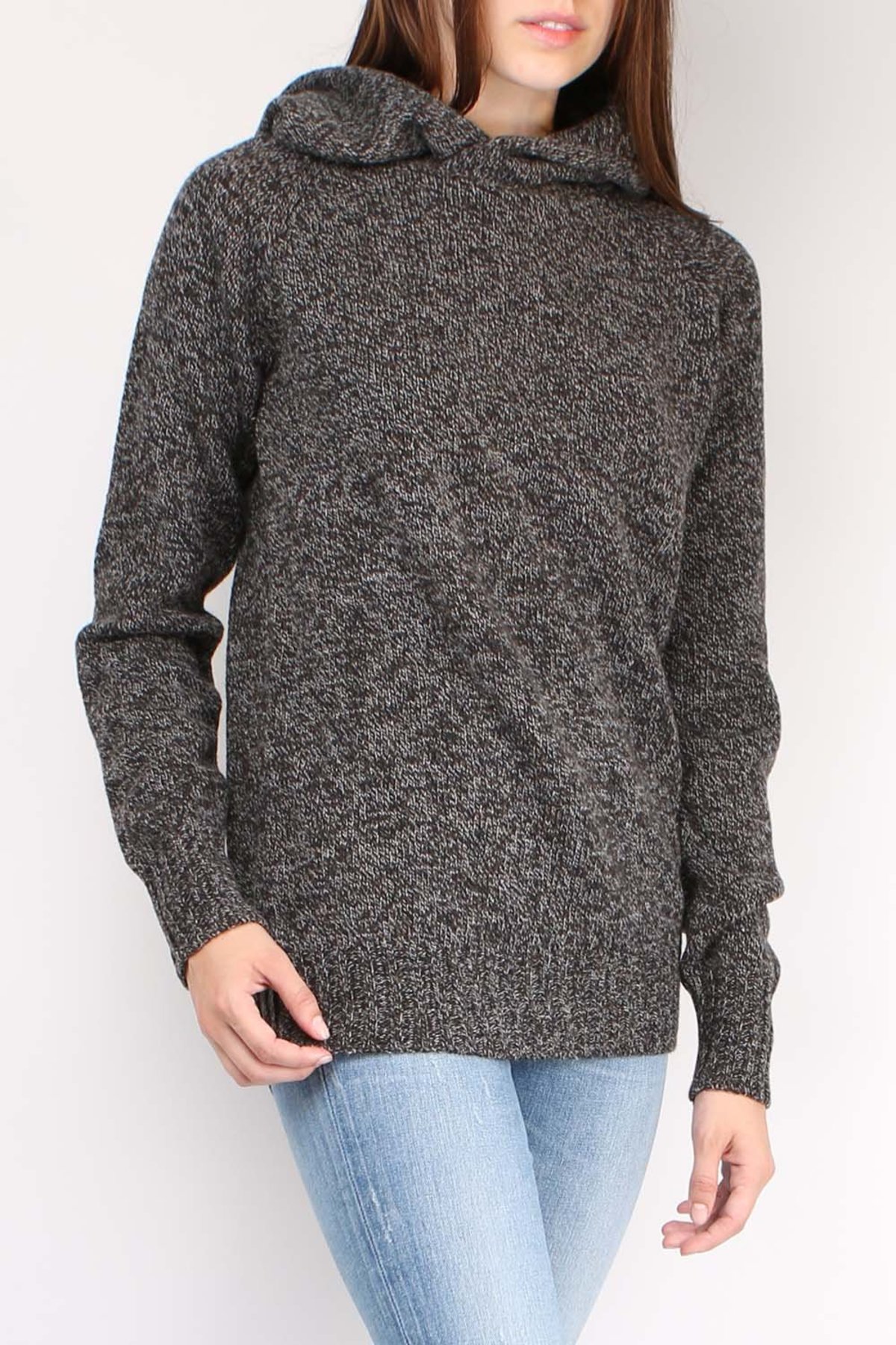 Ma'ry'ya Hoodie Sweater - Dark Grey | Garmentory