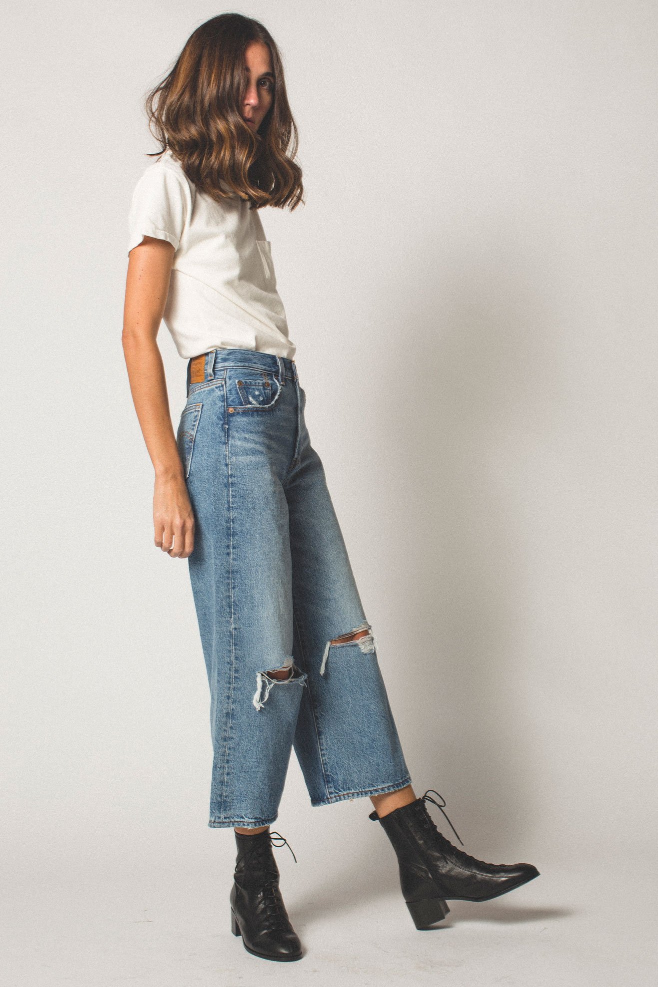 Levi's High Water Wide Leg Jeans | Garmentory