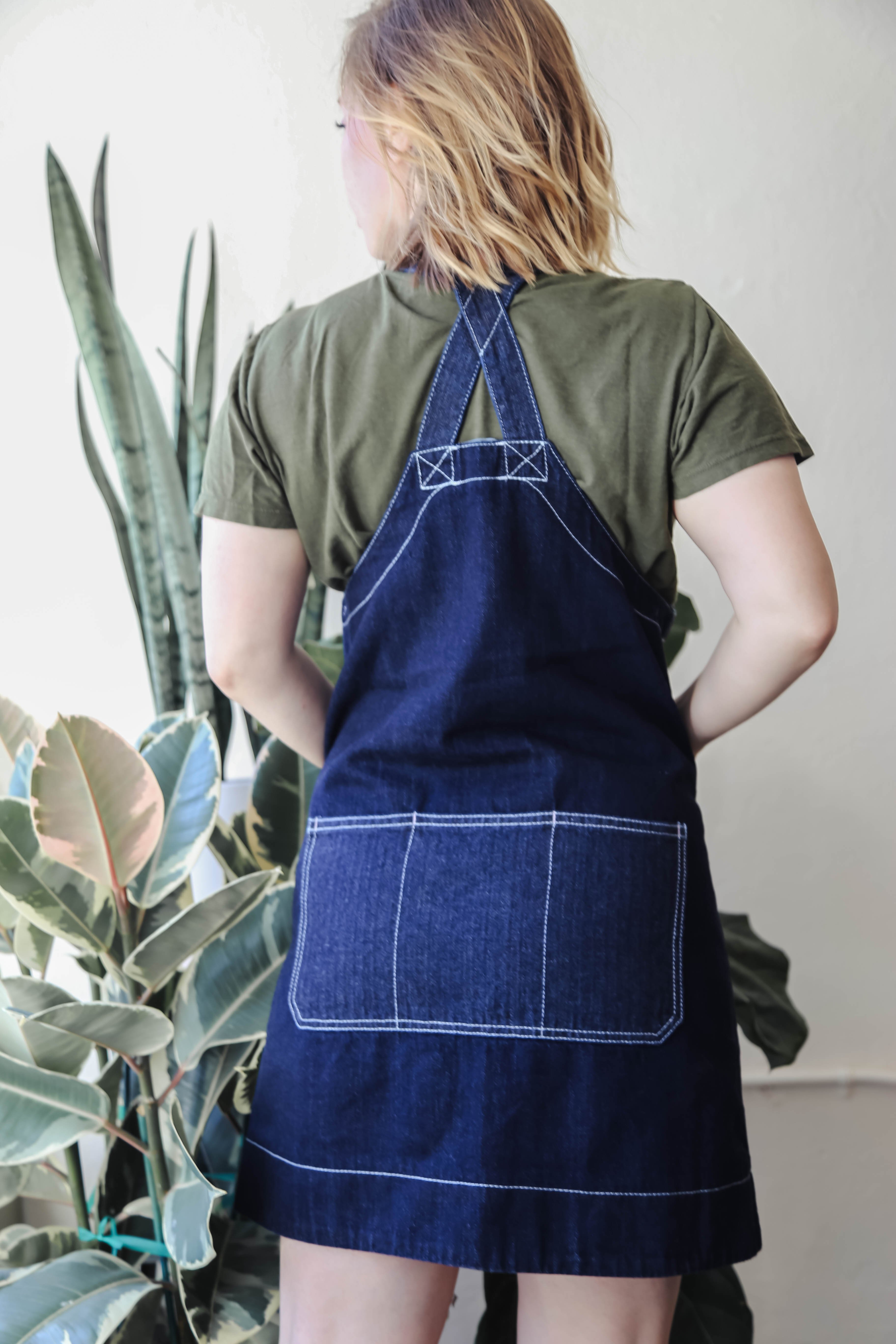 W'Menswear Denim Garden Smock | Garmentory