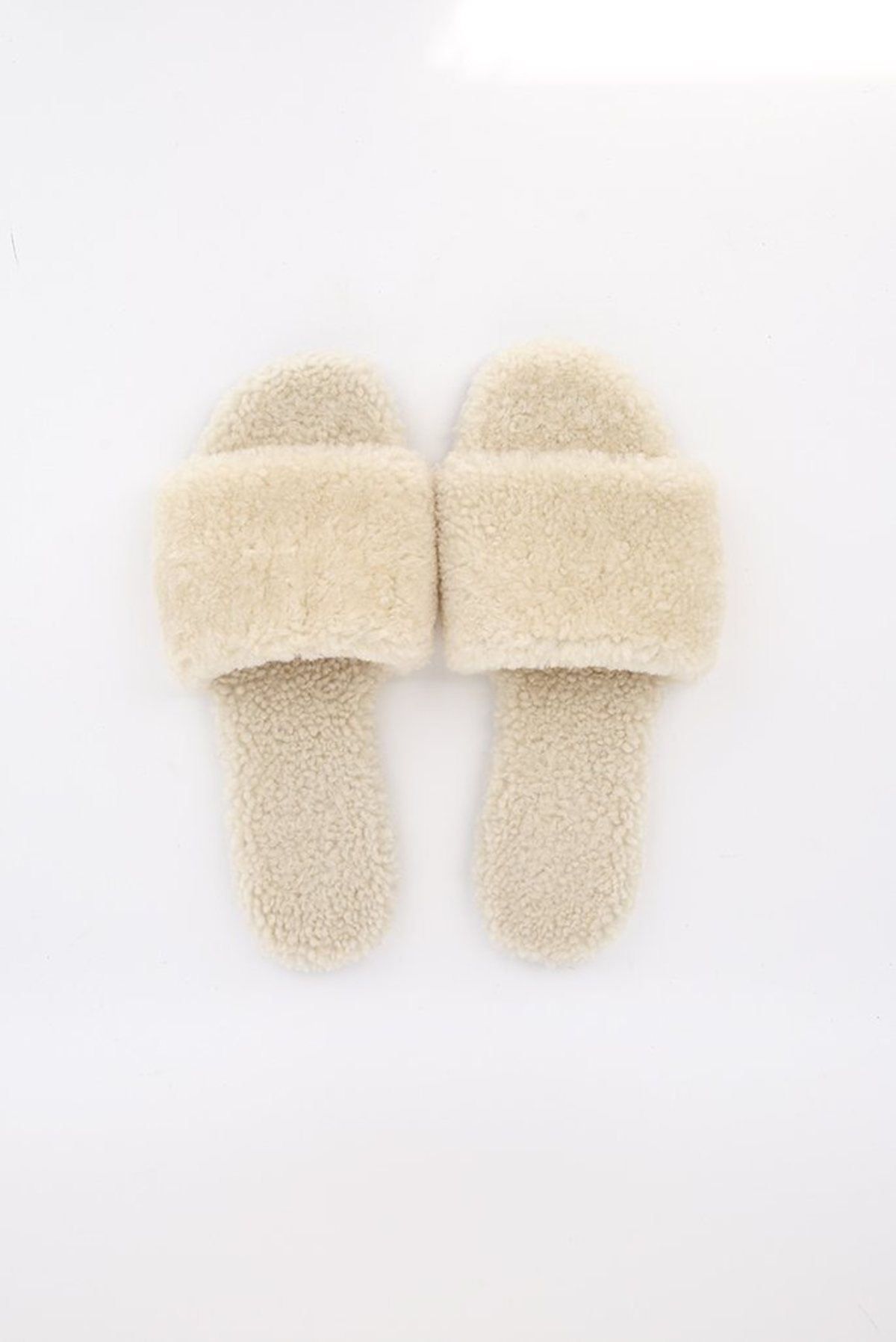 The Row Teddy Bear Slide - Bright White | Garmentory