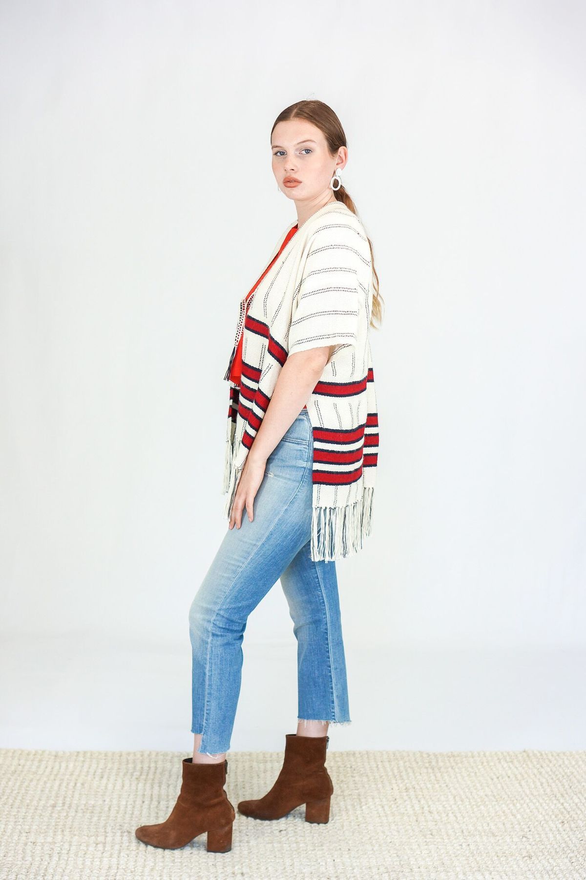 Raquel Allegra Peruvian Poncho - Cream | Garmentory