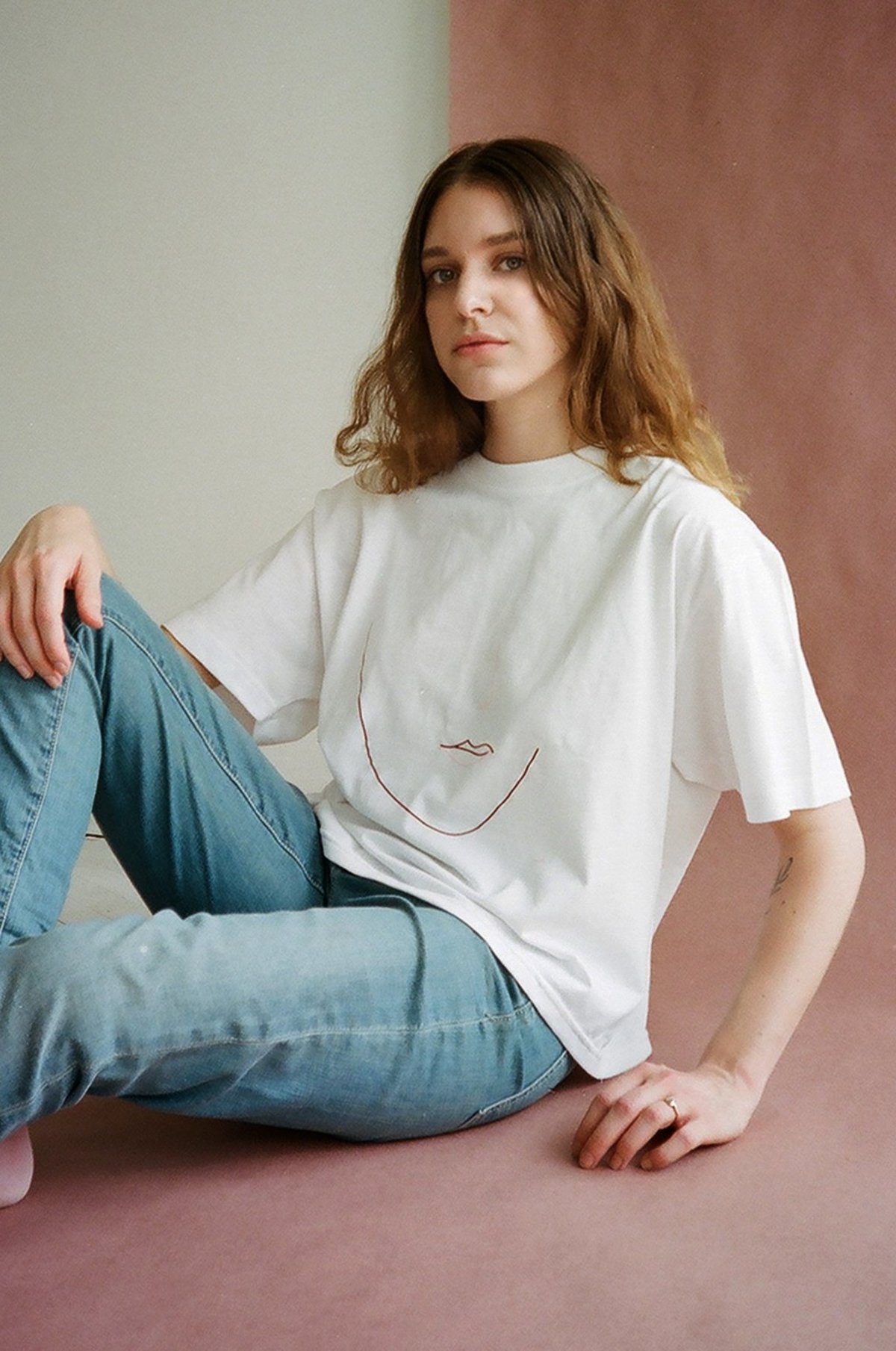 Soft Focus x Melody Hansen Melody Tee - White | Garmentory