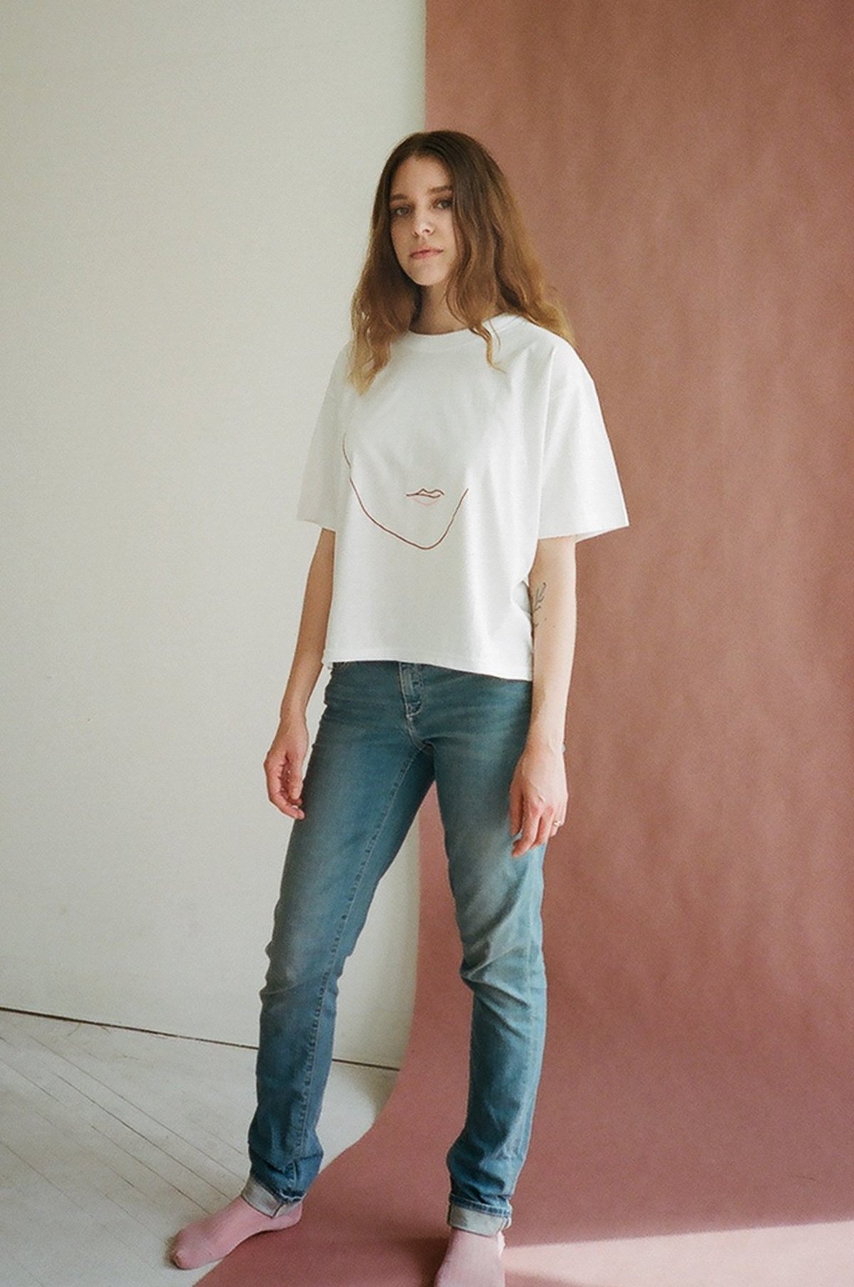 Soft Focus x Melody Hansen Melody Tee - White | Garmentory