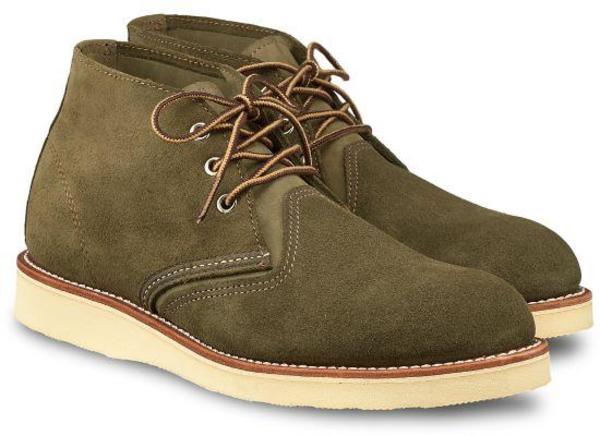 Red Wing Shoes Work Chukka #3152 - Loden Abilene Leather | Garmentory