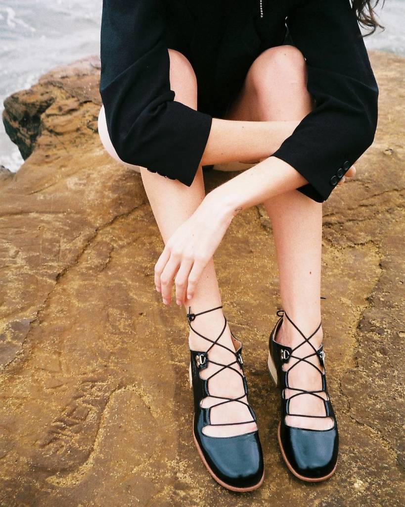 Post Sole Studio Dance Leather Shoe - Black | Garmentory