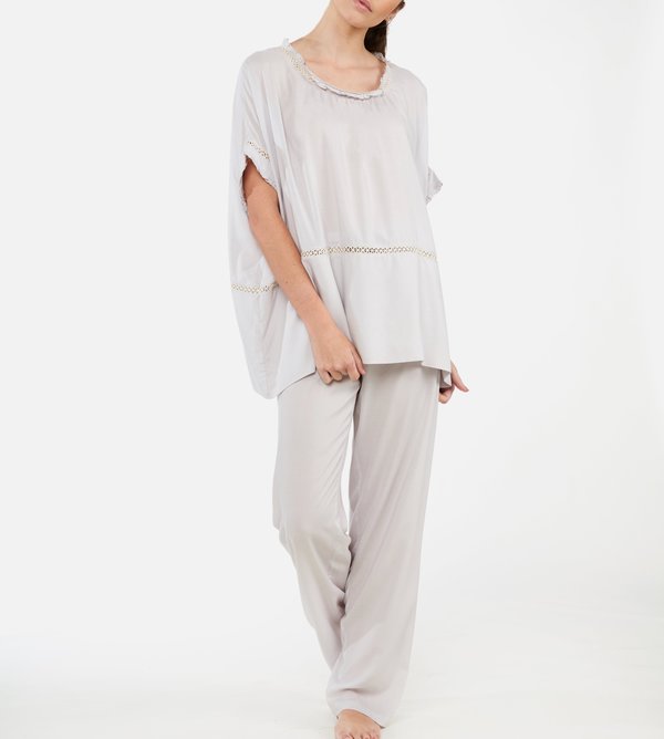 Laing Home Chloe Pyjama Set - Silver | Garmentory