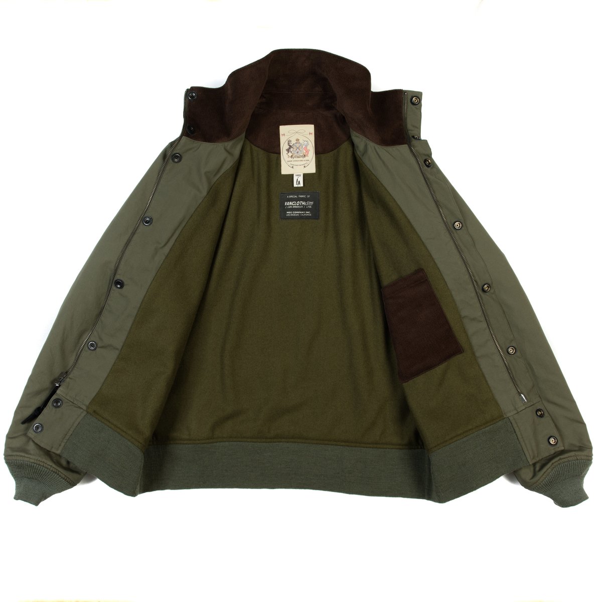 Monitaly Short Field Jacket - Olive | Garmentory