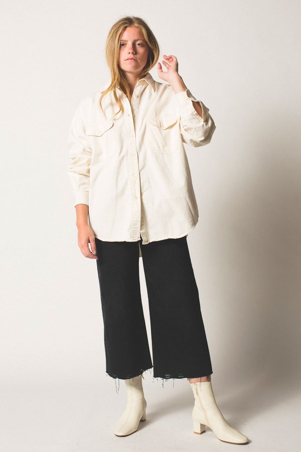 Preservation Vintage Button-up - Cream | Garmentory