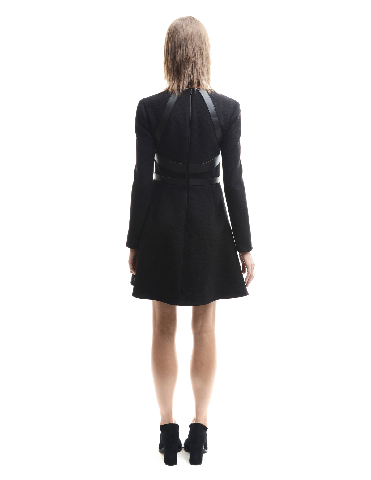David Koma Cut Out Midi Dress - Black | Garmentory