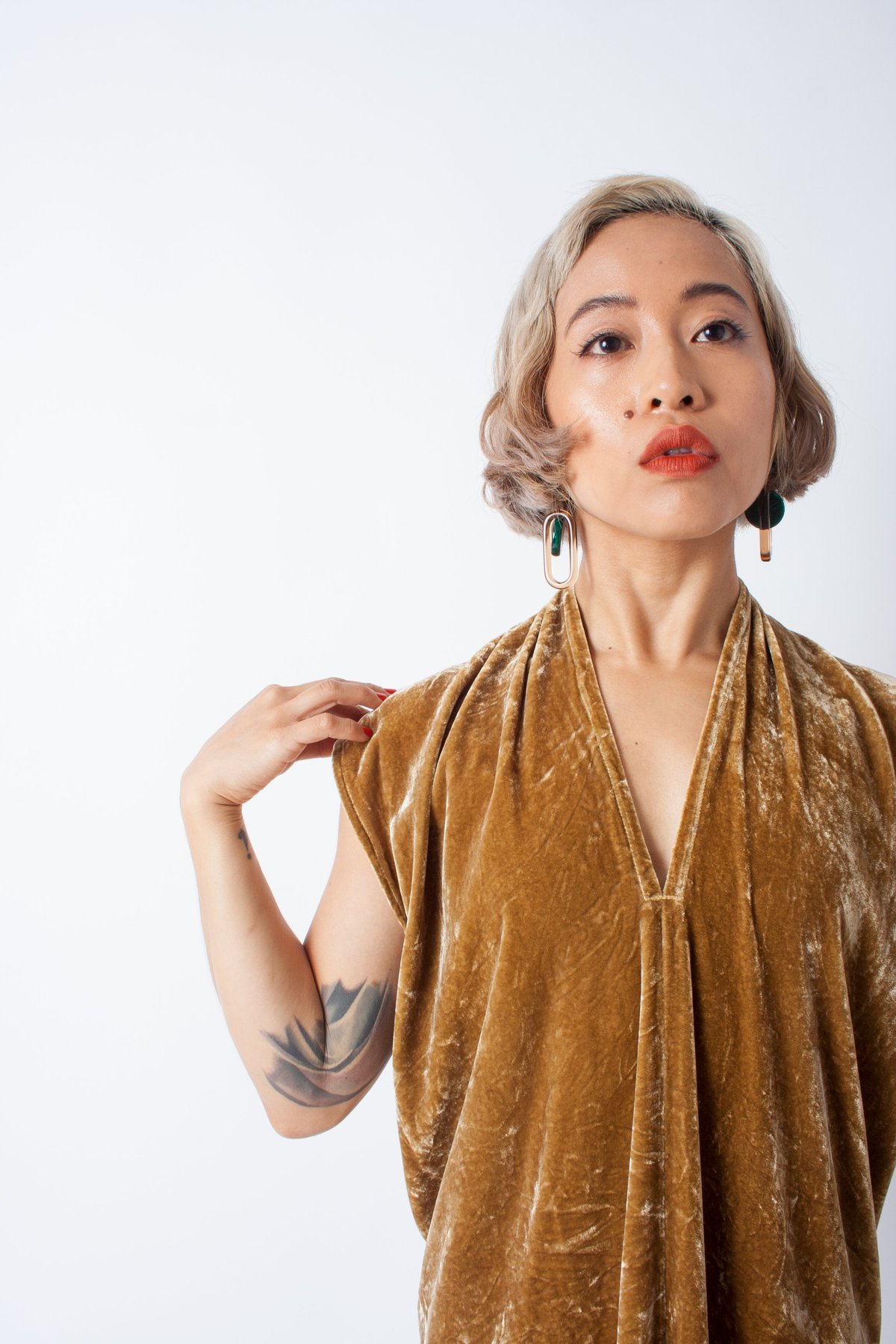 Miranda Bennett Everyday Velvet Dress - Tangier | Garmentory