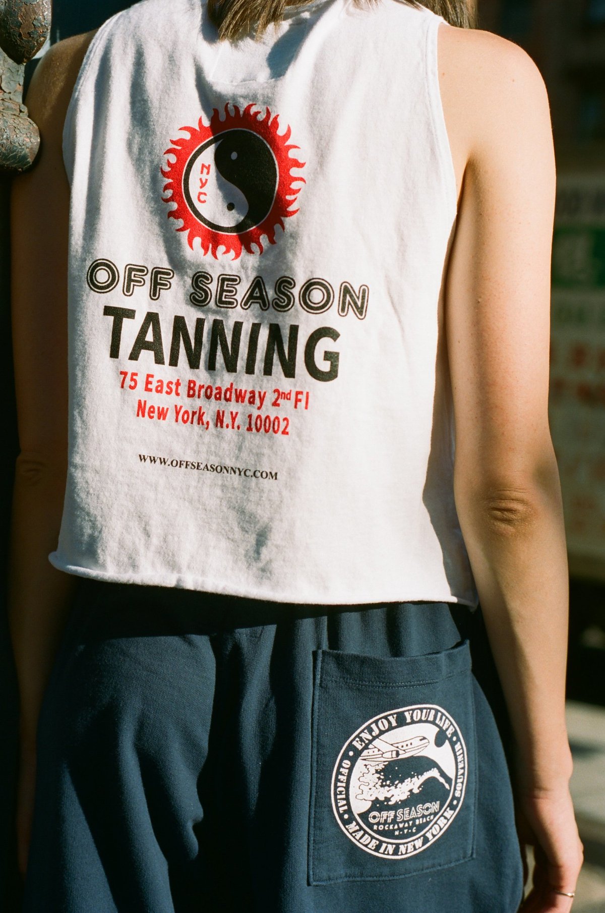 OFF SEASON Tanning Tank White | Garmentory