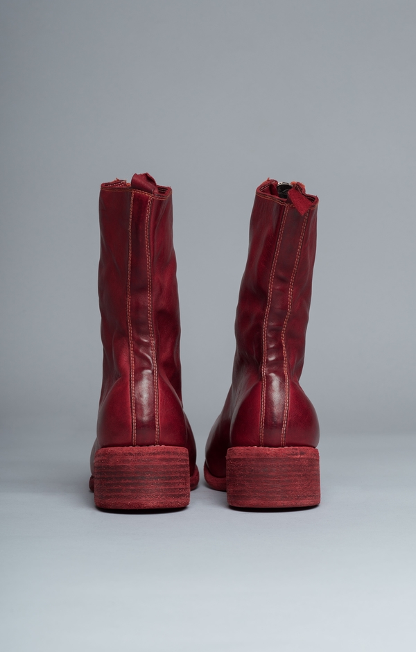 Guidi PL2 Front Zip Boots - Red | Garmentory