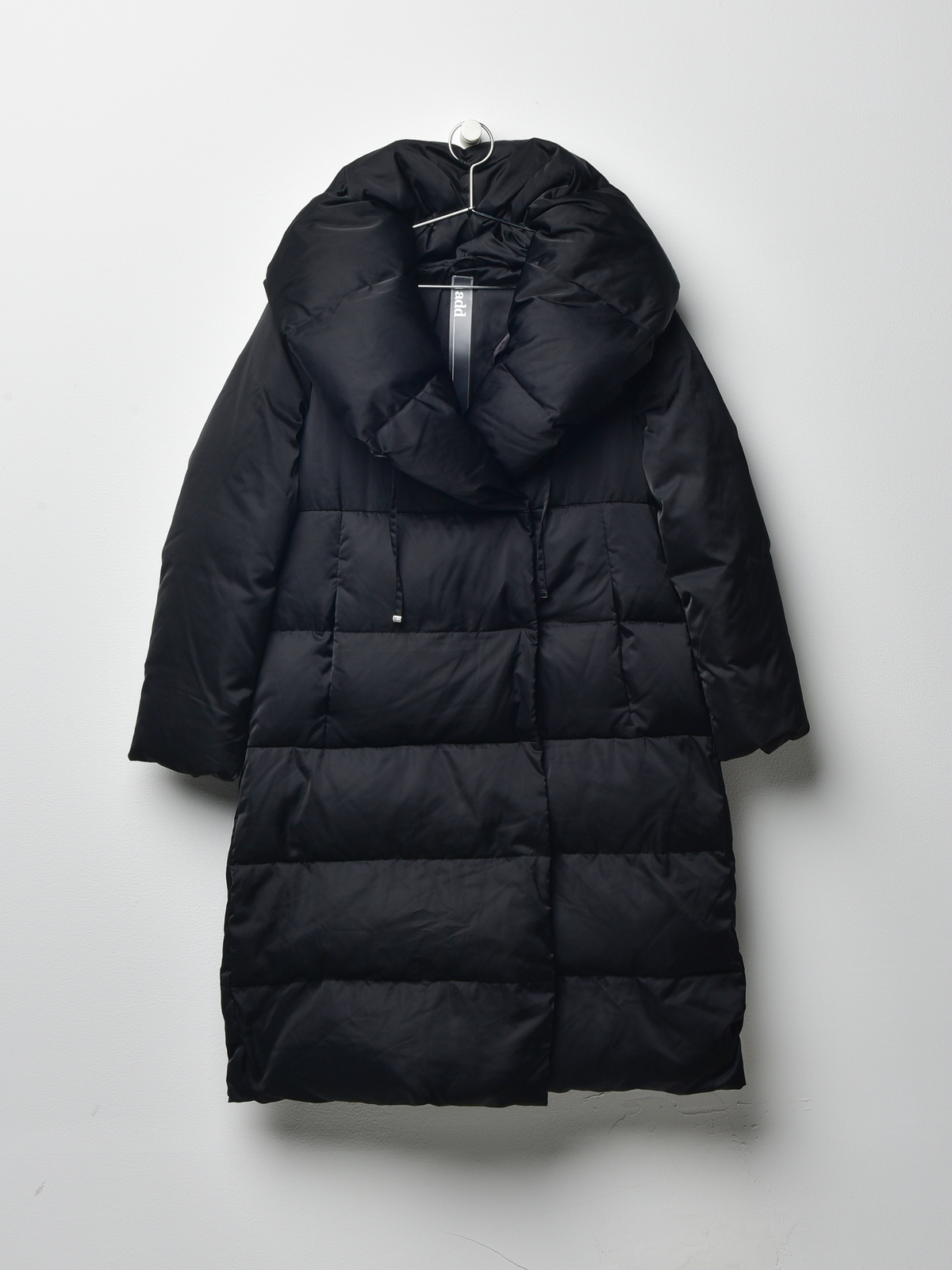 ADD DOWN COAT WITH DOWN PADDING - BLACK | Garmentory