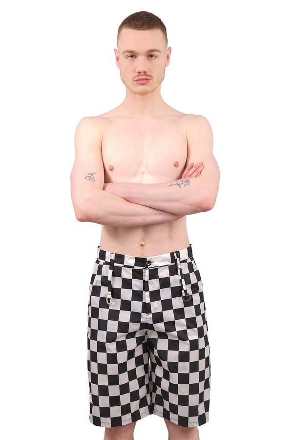Plus Que Ma Vie Chess Shorts | Garmentory