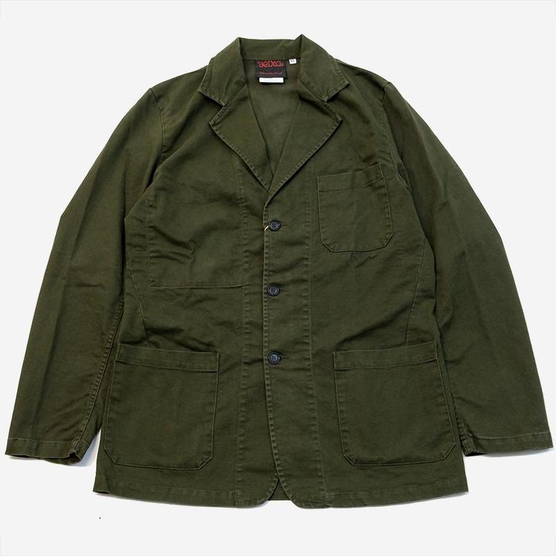 Vetra Workwear Blazer Jacket - Khaki Broken Twill | Garmentory