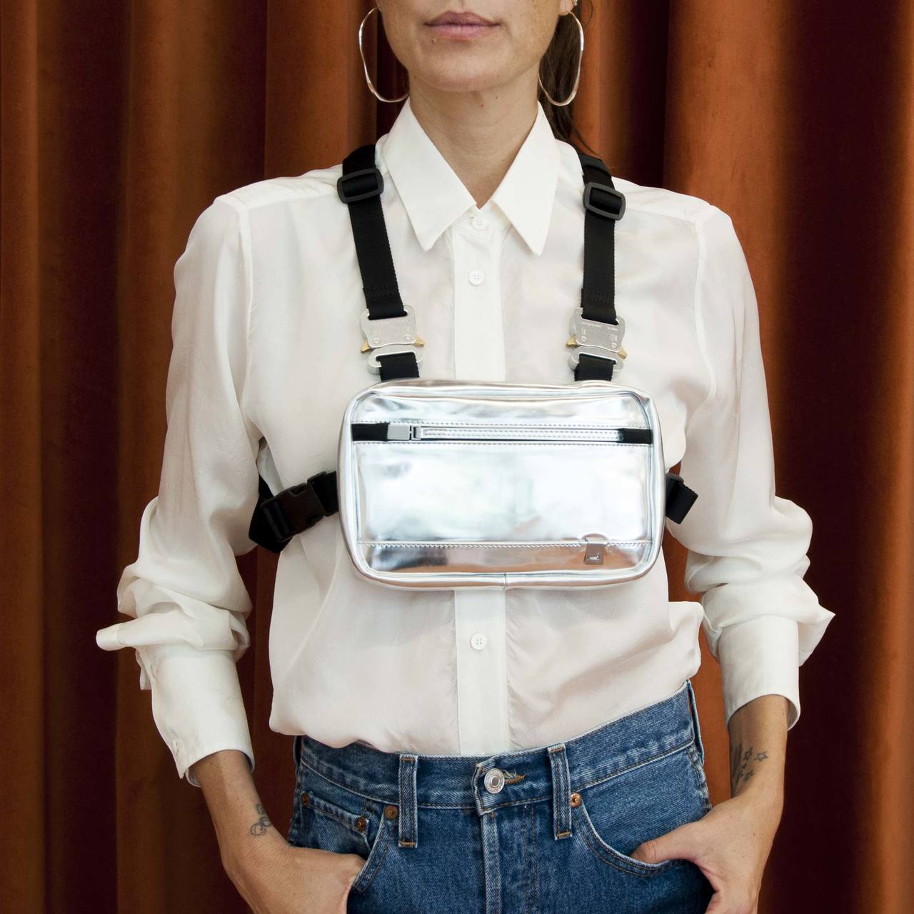 Alyx Mini Chest Rig - Silver | Garmentory