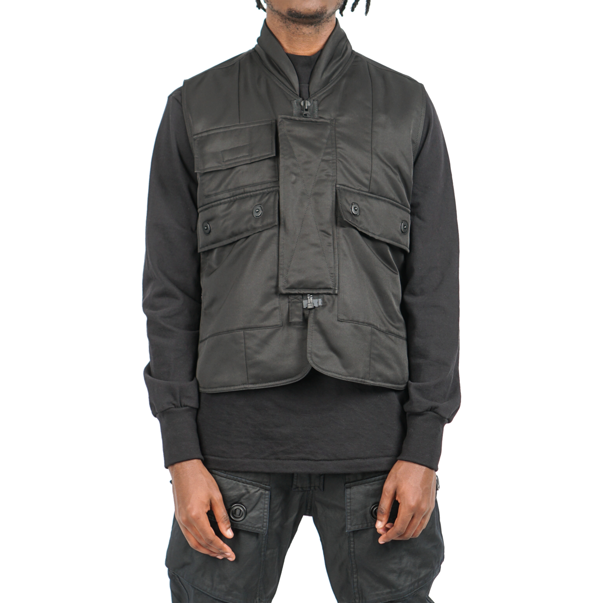 Men's Guerrilla Group ES-AV02 Body Fragmentation Vest - BLACK | Garmentory