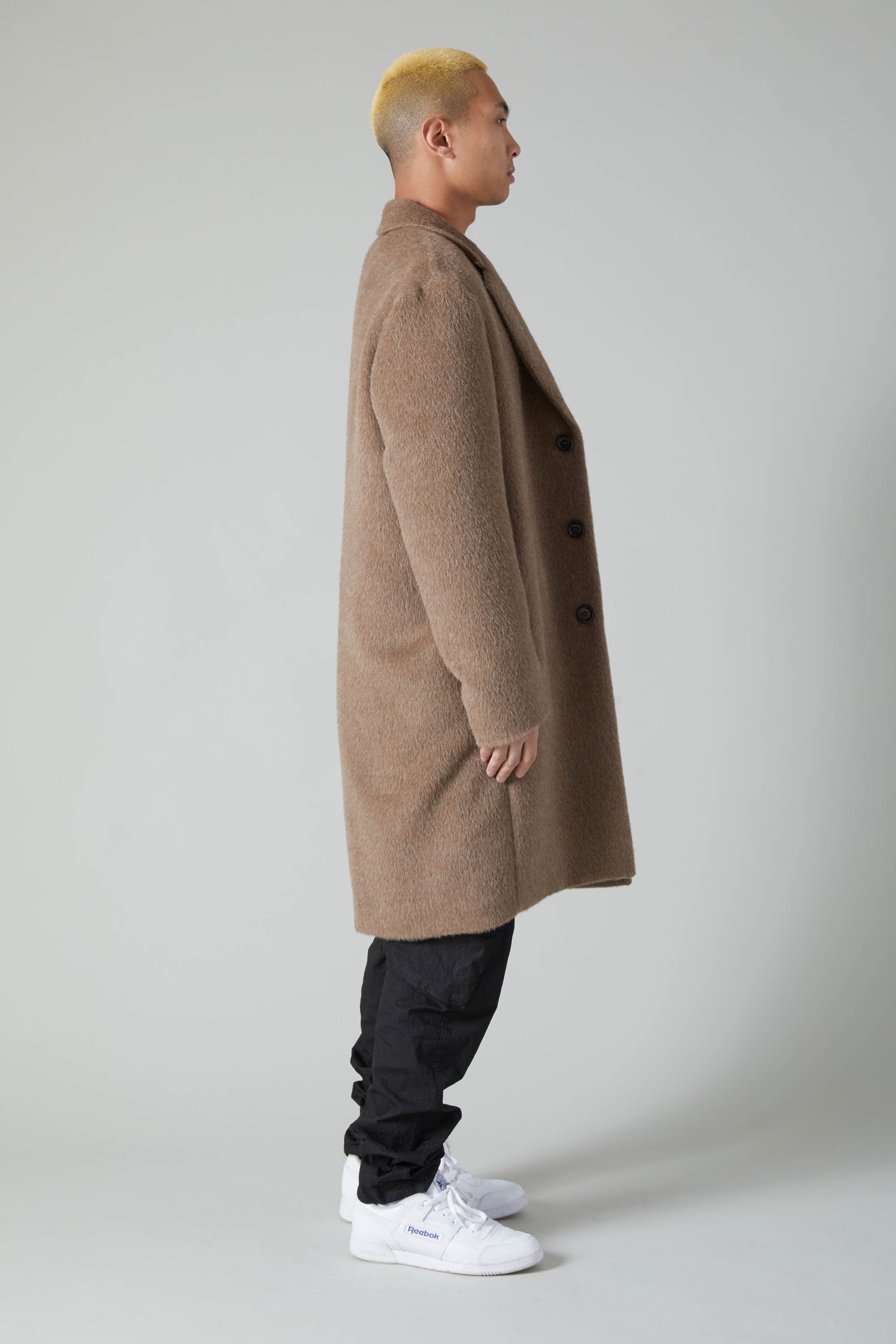 Presidents Egg Alpaca Coat - Beige | Garmentory