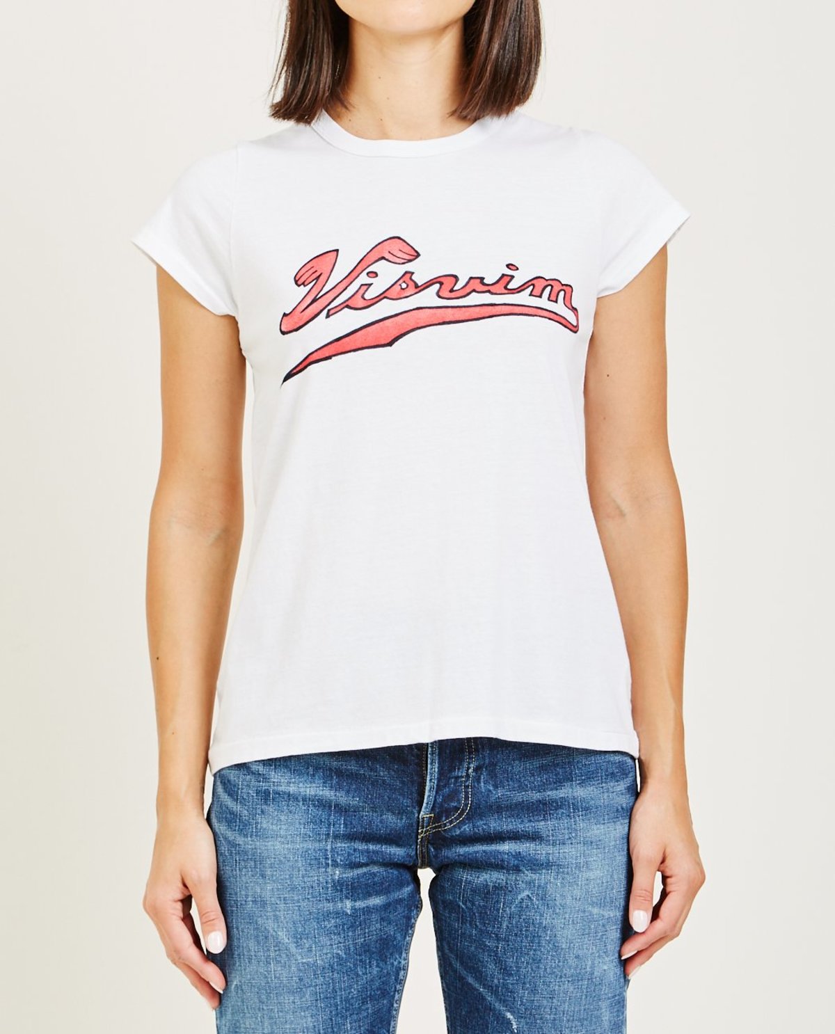 WMV VISVIM VISVIM LOGO BOX TEE - WHITE | Garmentory