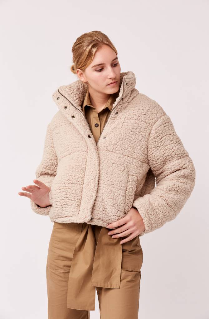 Native Youth Sherpa Puffer Jacket | Garmentory