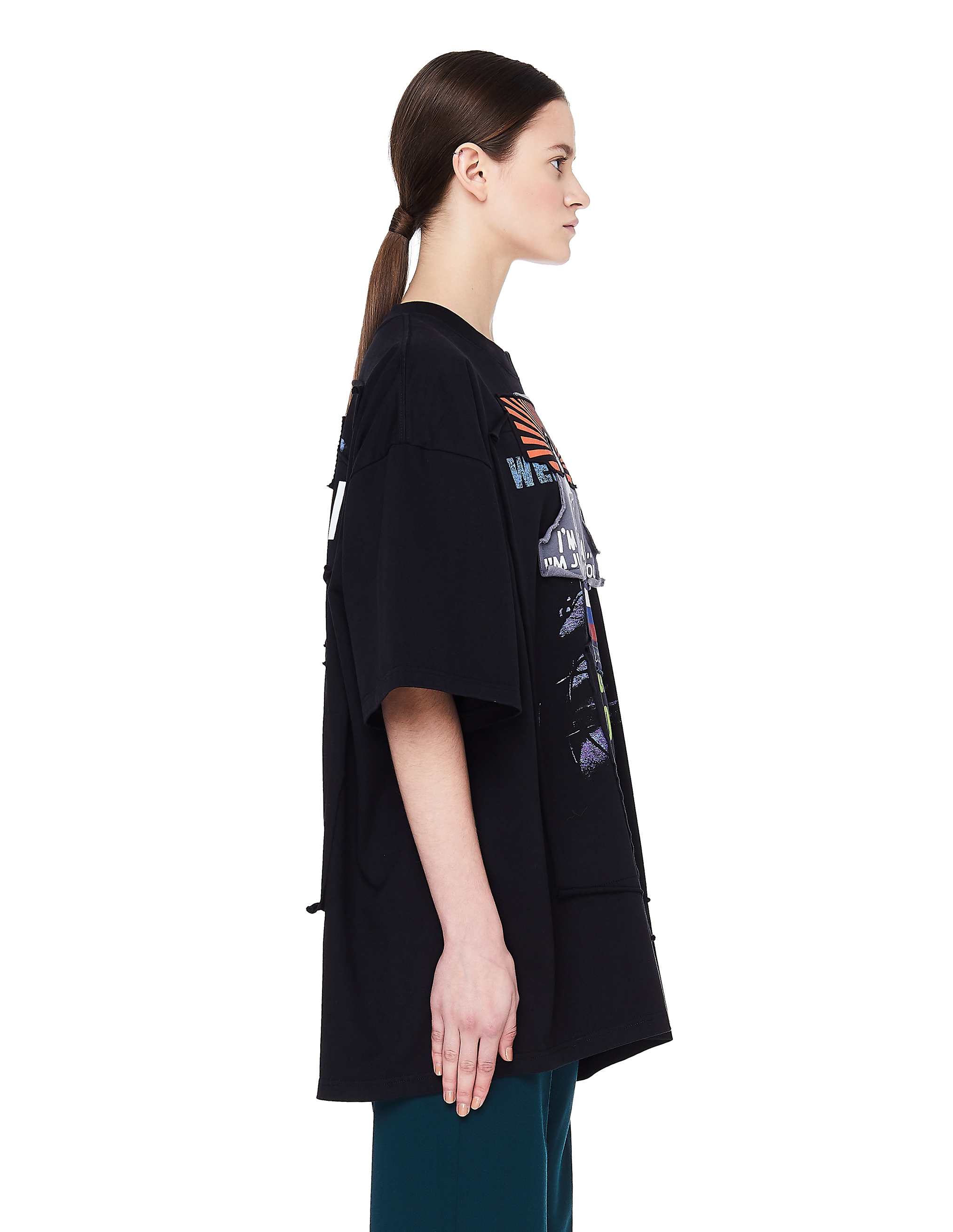 Vetements Russia Cotton T-shirt with Patches | Garmentory