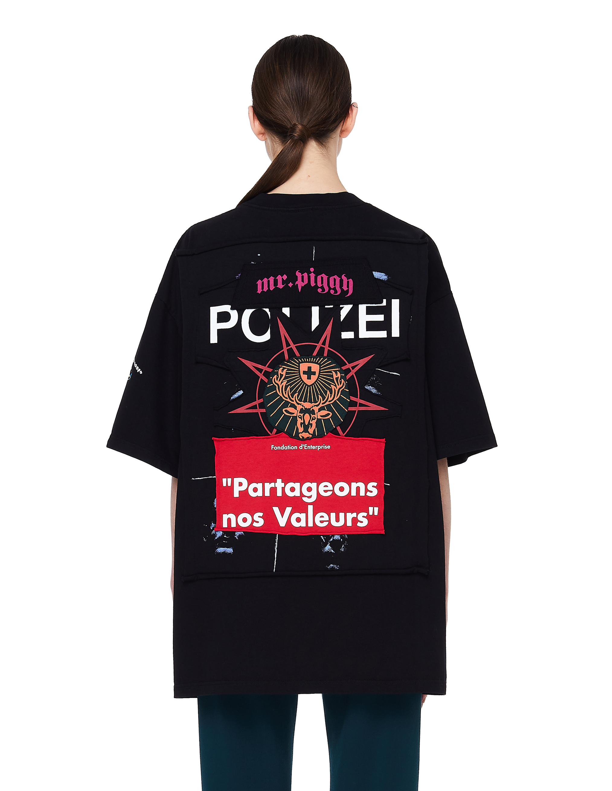 Vetements Russia Cotton T-shirt with Patches | Garmentory