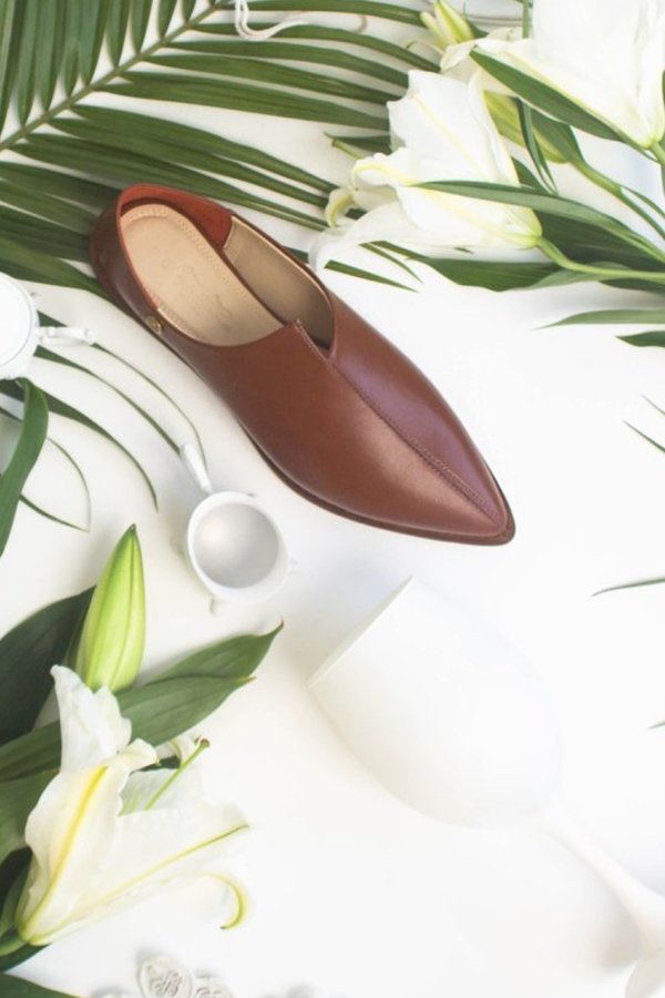 Taylor + Thomas Talitha Flat - Saddle | Garmentory