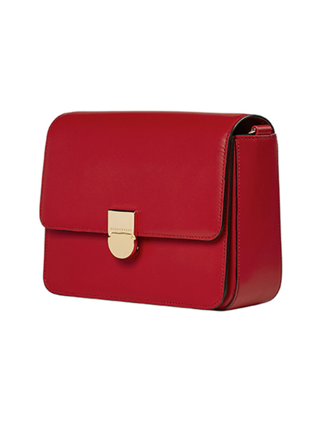 Classic Leather Box Bag_Red | Garmentory